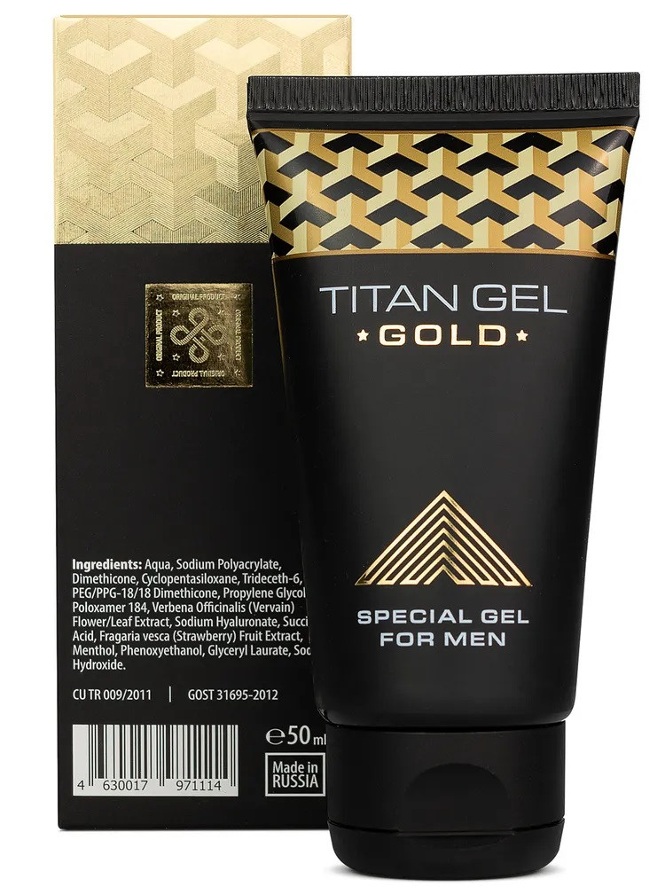 Специальный гель для мужчин Titan Gel Gold в Ташкенте цена 134100 сум от Kapsula.uz - Prom.uz ...