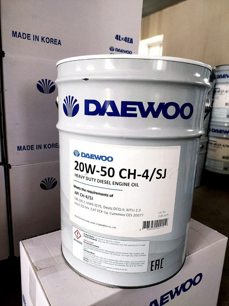 Моторное масло Daewoo 20W-50 CH-4 / SJ 20L в Ташкенте цена 961208 сум ...