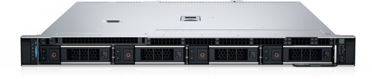Сервер DELL PowerEdge R360|4x3.5”|E-2468|1x32GB|2x1.2TB SAS|PERC H355 ...