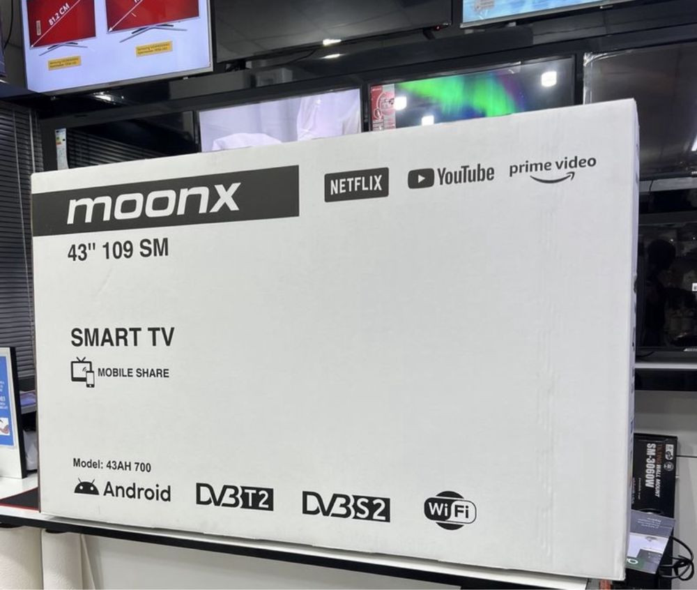 Телевизор MOONX 43" HD Smart TV Wi-Fi Android в Ташкенте цена 2216900 ...