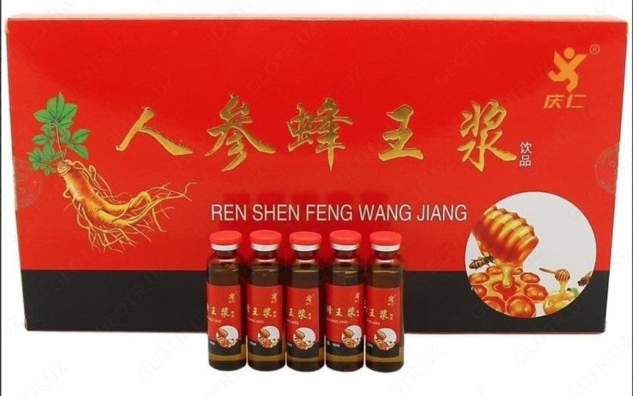 Маточное молочко с женьшенем Ren shen Feng Wang Jiang в Ташкенте цена ...