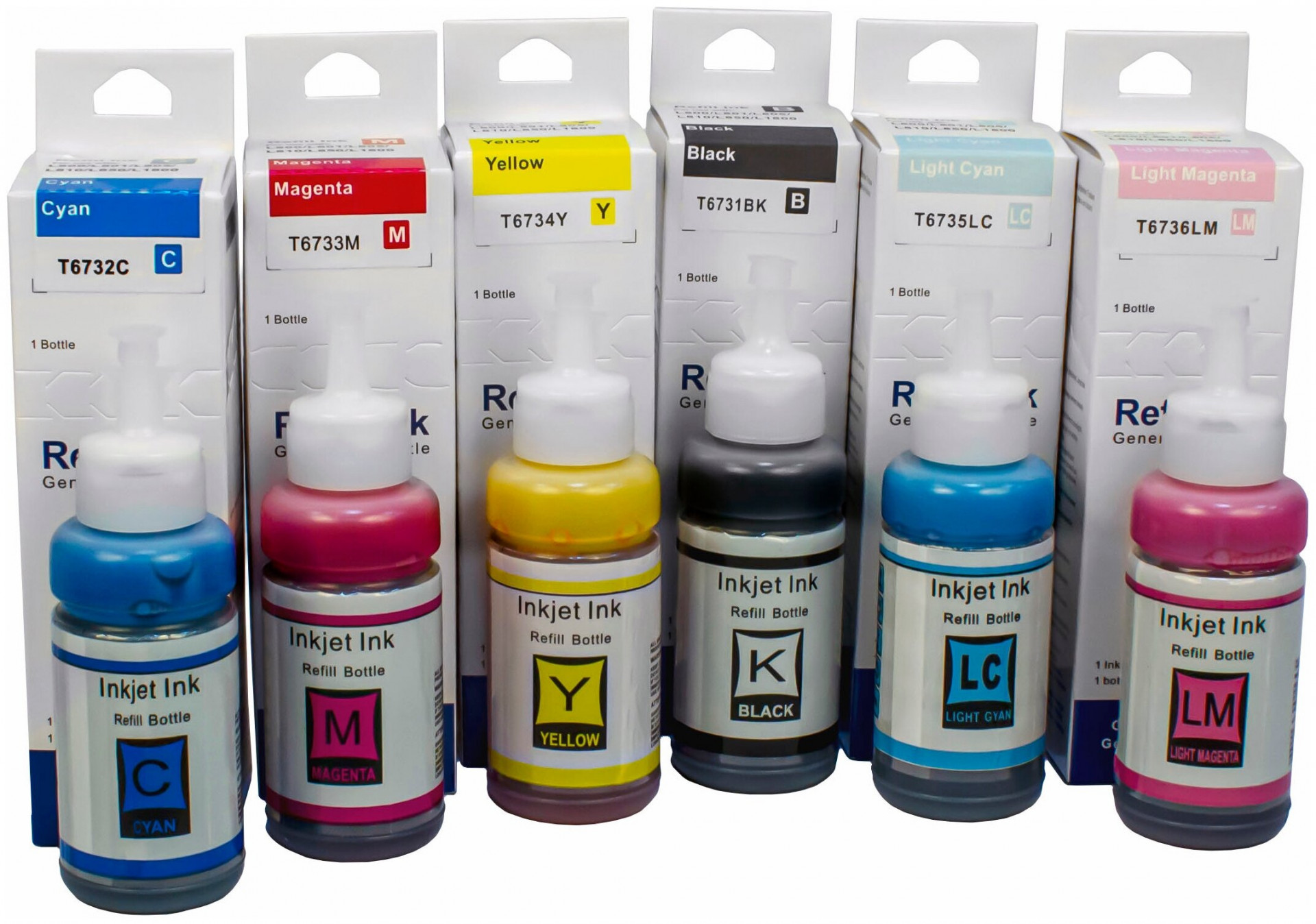 Чернила Epson - L800/1800(T6731,9732,6733,6734,6735,6736) - Original в ...