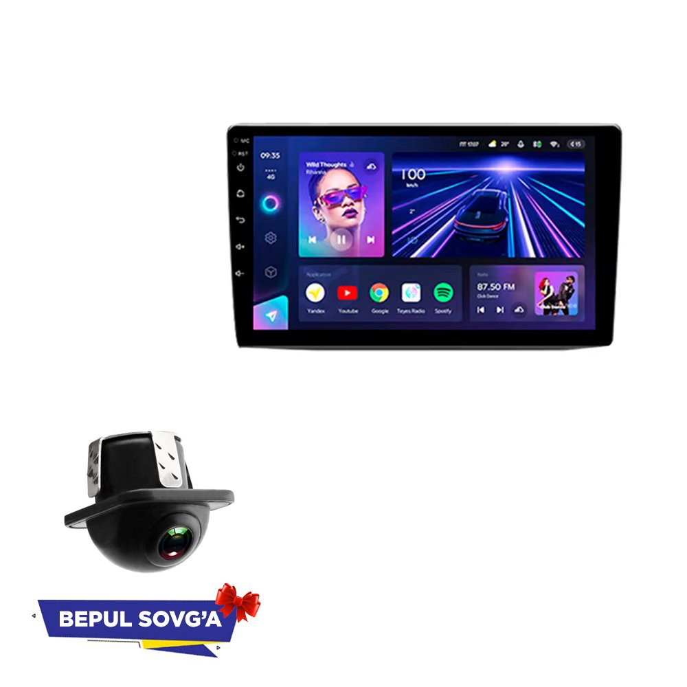 Автомобилный монитор TEYES CC3 9" 4+64GB 4G+WiFi (8 ядерный) для ...