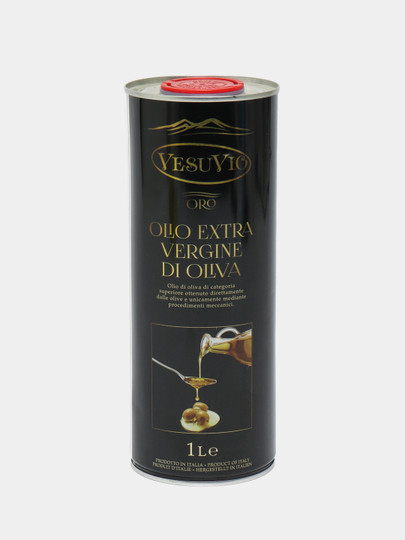 Масло оливковое Vesuvio ORO Olio Extra Virgin di Oliva жестяная банка ...