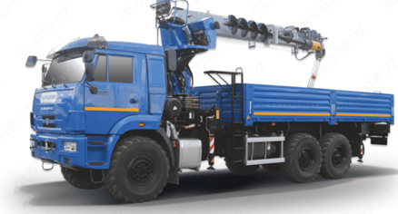 Lizing-ga KAMAZ 43118-1098-10 6x6 kran-manipulyatorli bort ...