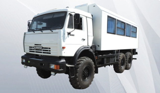 Lizing-ga Kamaz 43118-1048-10 6x6 shassisi asosidagi aylanma avtobus ...