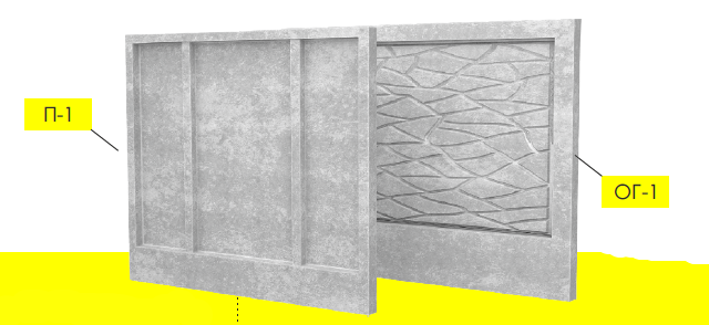 Панель декоративного ограждения ог-1, п-1 в Ташкенте цена 1660600 сум ...